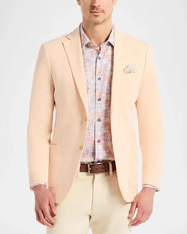 Robert Graham Rayburn Seersucker Sport Coat - Lt Orange