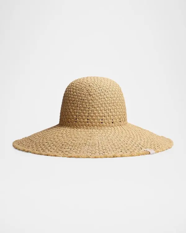 Rag & Bone Ella Straw Sun Hat - Natstraw