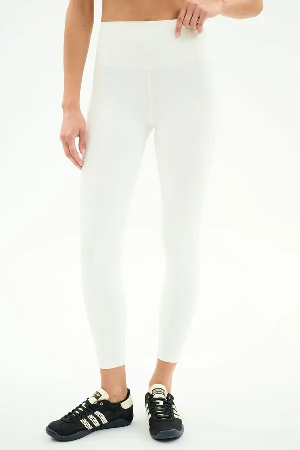 Splits59 Airweight Rib High Waist 7/8 - White