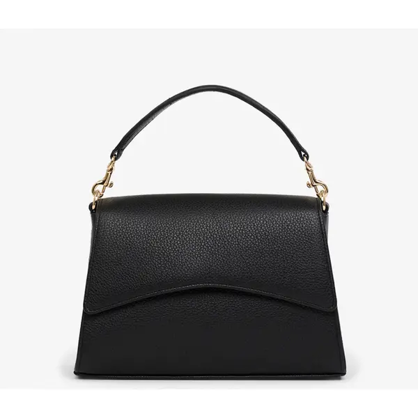 BY BANOO Leather After Work Bag - Black/gold