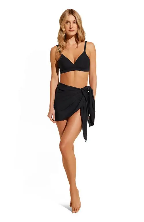 STYLEST Dreamsculpt Swim Sarong - Caviar