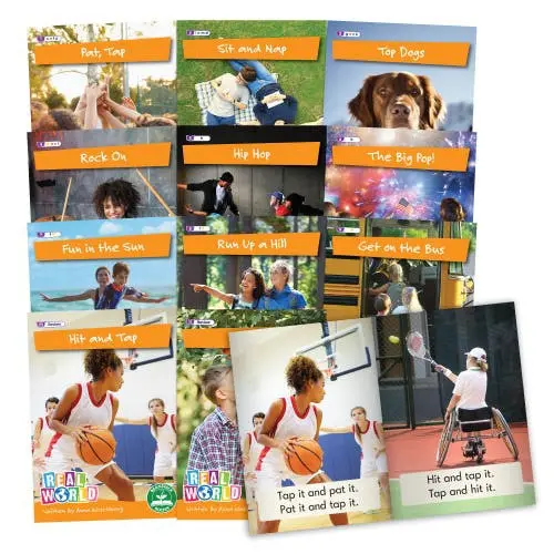 JUNIOR LEARNING Real World Phase 2 Hilo Decodable Books - Multicolored