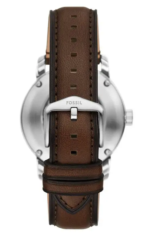 Fossil Heritage Automatic Leather Strap Watch