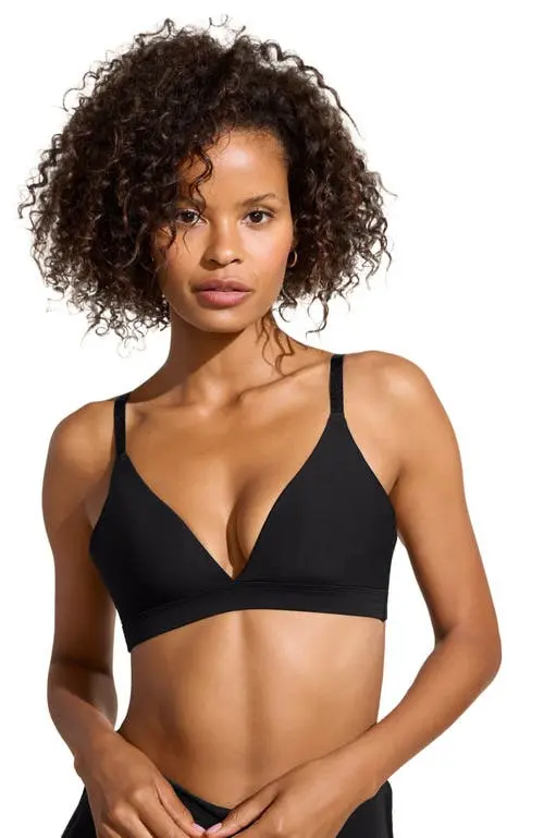 STYLEST Dreamlift Push-up Bikini Top - Caviar