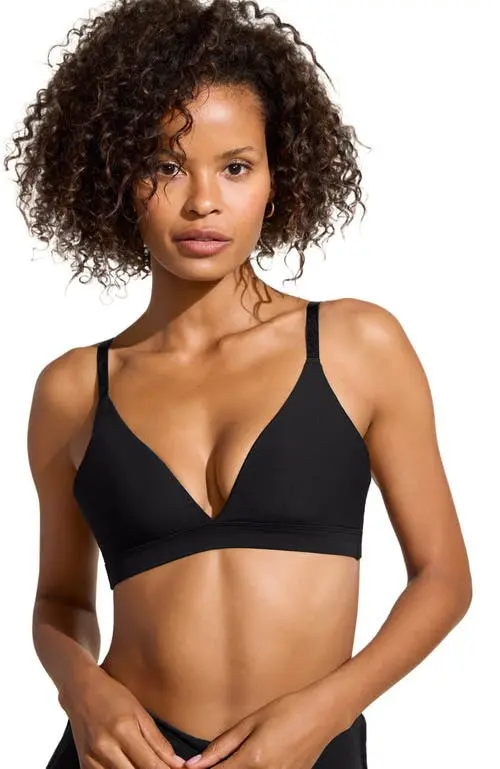 STYLEST Dreamlift Push-up Bikini Top - Caviar