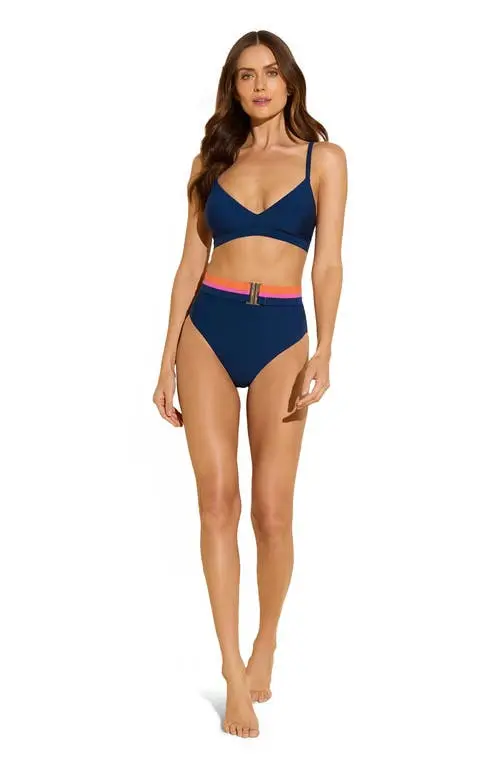 STYLEST Dreamlift Push-up Bikini Top - Navy