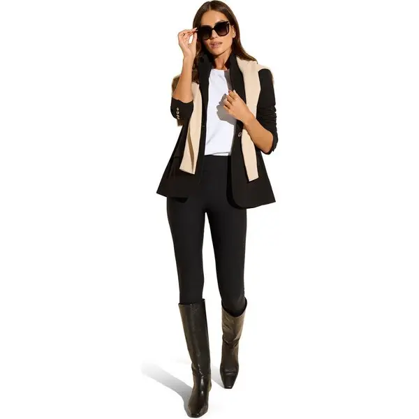 STYLEST Casual Stretch Blazer - Caviar