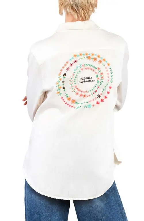 BILLY T Daydreamer Embroidered Shirt