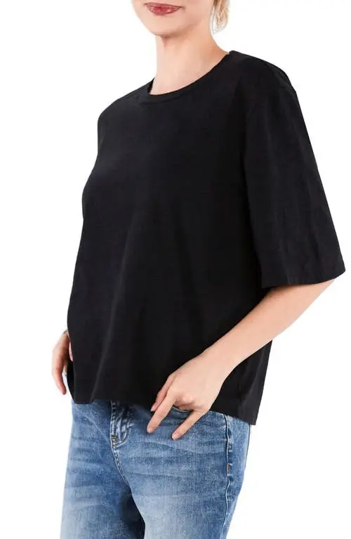 HINT OF BLU Oversized Crewneck T-shirt - Ink