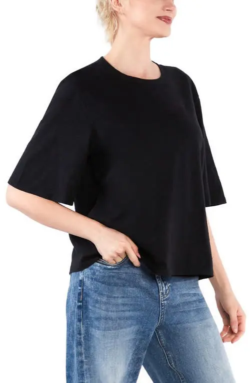 HINT OF BLU Oversized Crewneck T-shirt - Ink