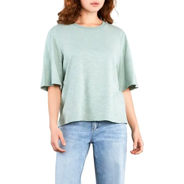HINT OF BLU Oversized Crewneck T-shirt - Sage