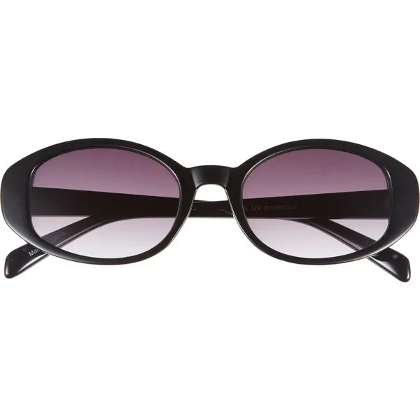 Bp. Gradient Oval Sunglasses - Black