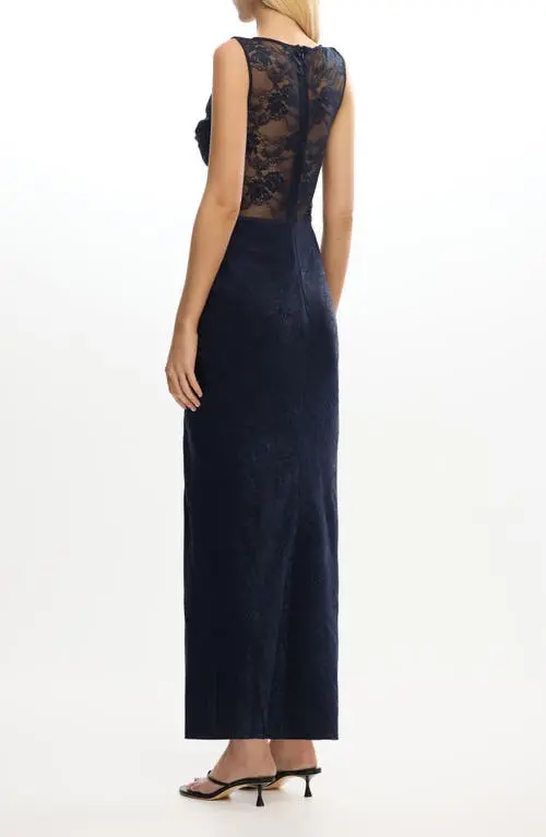 Significant Other Nida Sleeveless Stretch Lace Gown