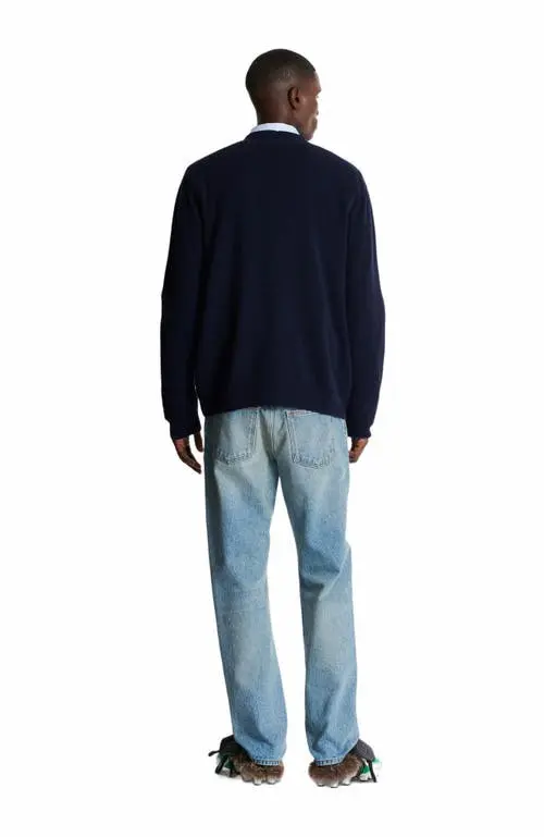 Balmain Eco-cashmere Cardigan - Navy