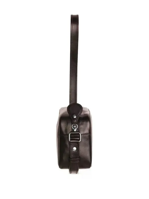 COURREGES Reedition Leather Camera Bag - Brown