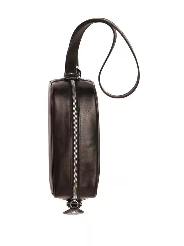 COURREGES Reedition Leather Camera Bag - Brown