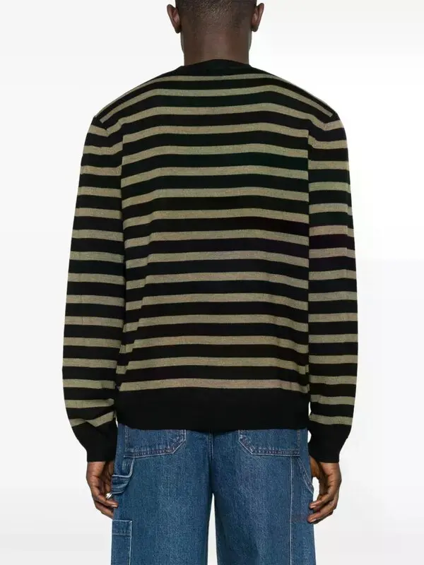 A.p.c. Striped Jumper - Black