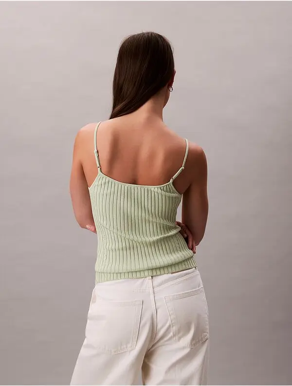 Calvin Klein Liquid Shine Rib Tank Top