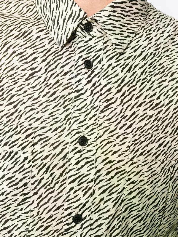 Saint Laurent Zebra Print Shirt