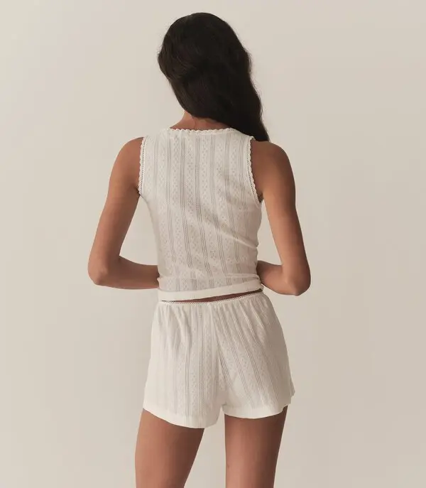 DÔEN Loren Pointelle Shorts