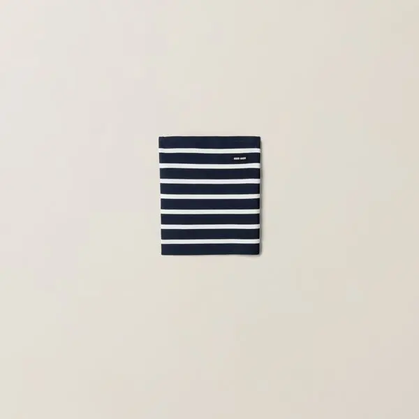 Miu Miu Striped Knit Tube Top