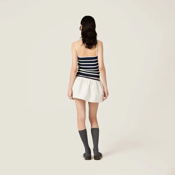 Miu Miu Striped Knit Tube Top