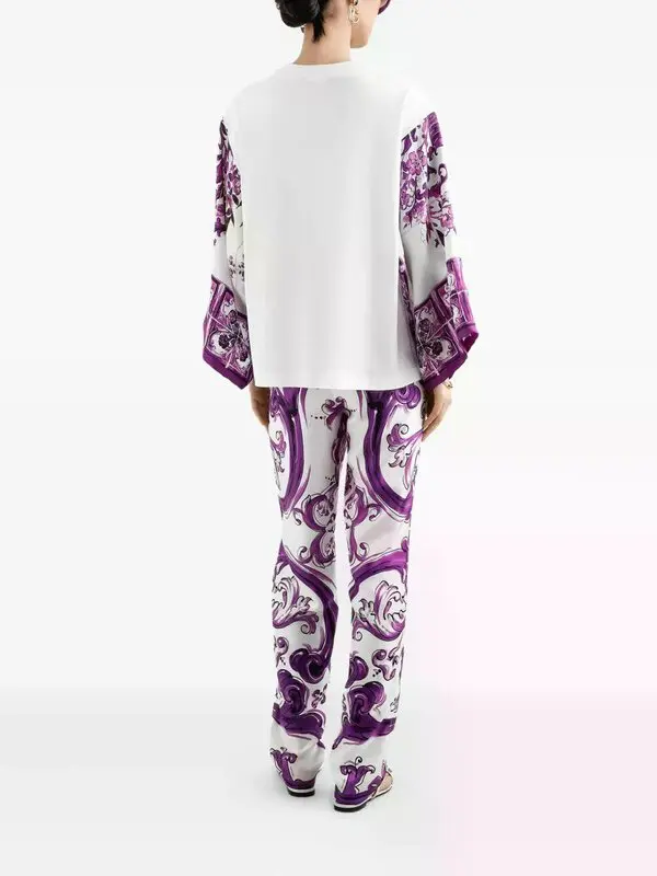 Dolce & Gabbana Majolica-print Blouse