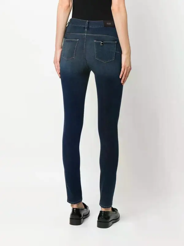 Liu Jo Skinny Jeans With Logo Patch