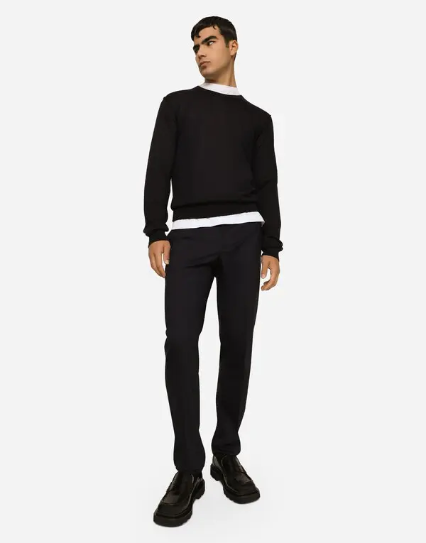 Dolce & Gabbana Cashmere Crewneck Sweater - Blue