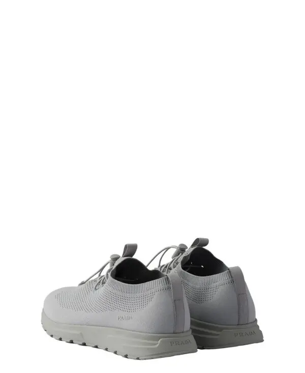 Prada Prax Knit Sneakers - Grey