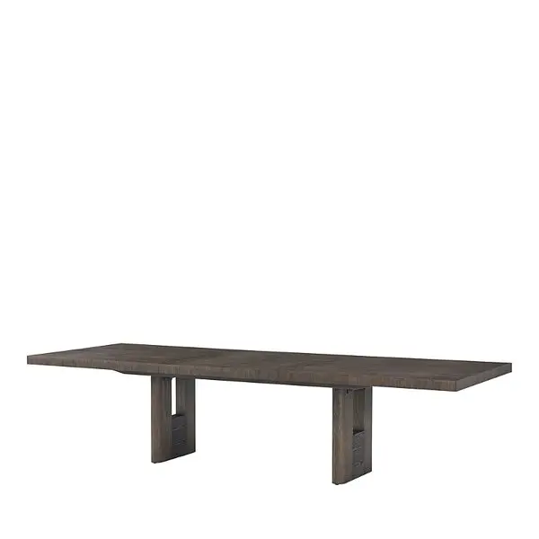 THEODORE ALEXANDER Urbane Rectangular Extension Dining Table - Medium Brown