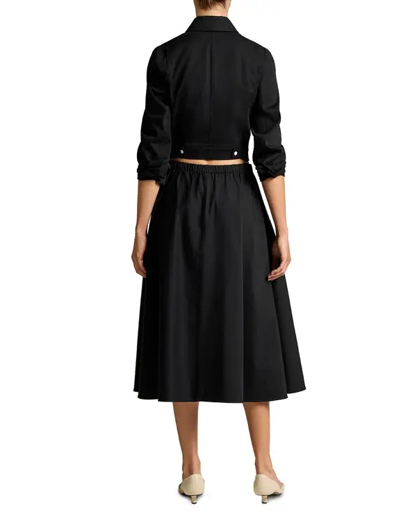 Vince Utility Pocket Full Skirt - Black