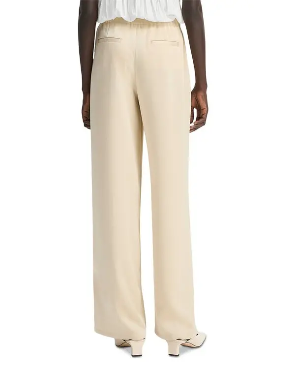 Vince Mid Rise Side Stripe Trousers - Pale Canyo