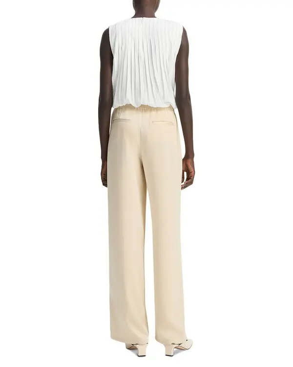 Vince Mid Rise Side Stripe Trousers - Pale Canyo