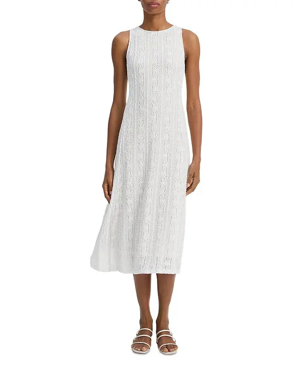 Vince High Neck Midi Dress