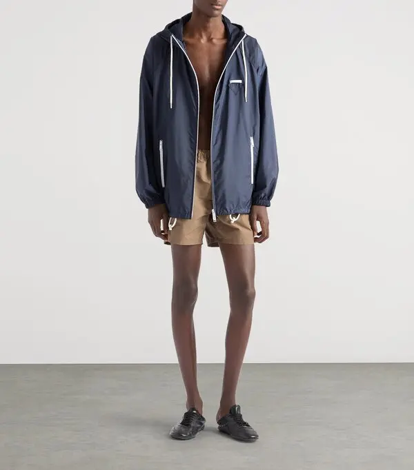 Prada Re-nylon Hooded Oversized Jacket