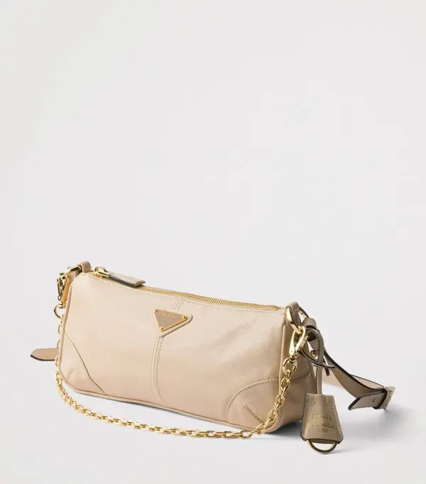 Prada Re-edition 2002 Leather Shoulder Bag