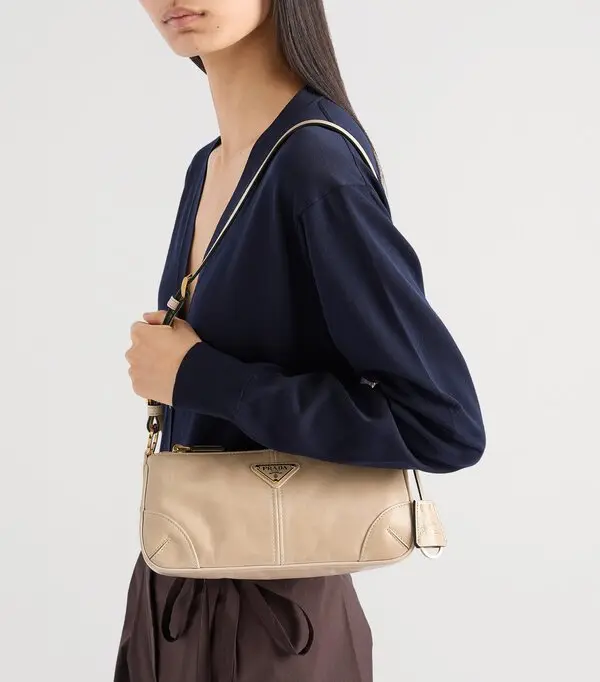 Prada Re-edition 2002 Leather Shoulder Bag