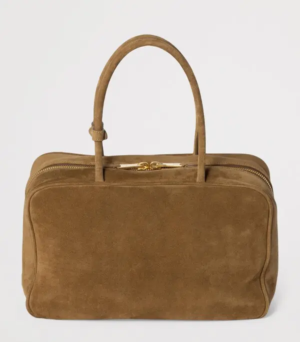 Miu Miu Suede Beau Top Handle Bag