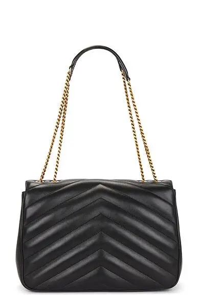 Saint Laurent Large Loulou Chain Bag - Nero