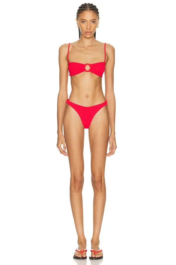 Hunza G Misty Bikini Set - Red