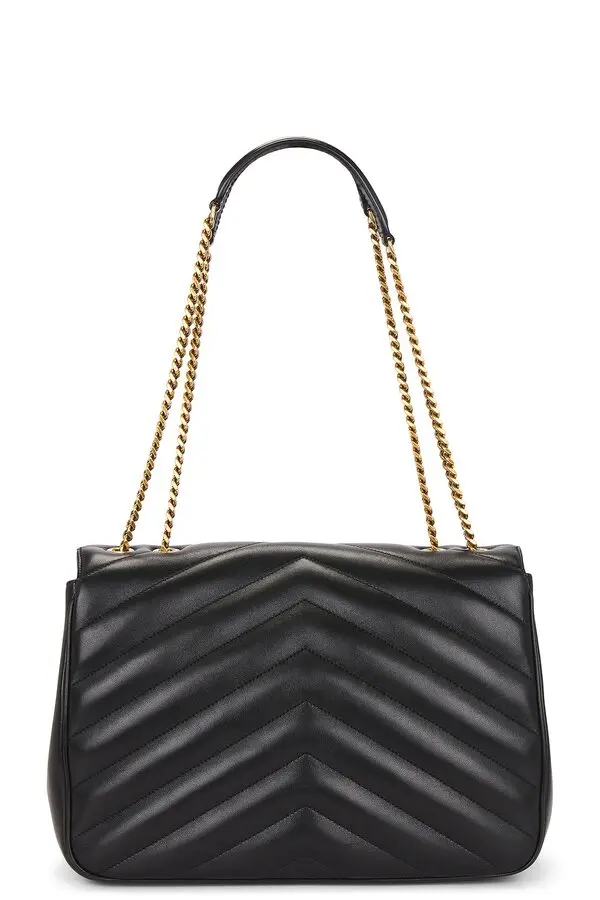 Saint Laurent Large Loulou Chain Bag - Nero