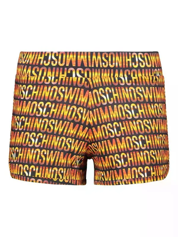 Moschino Logo-pattern Shorts