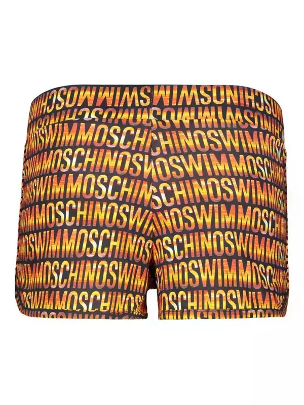 Moschino Logo-pattern Shorts