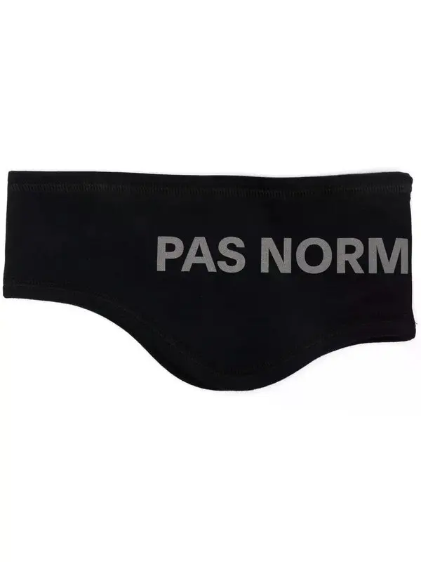 PAS NORMAL STUDIOS Logo-print Headband - Black
