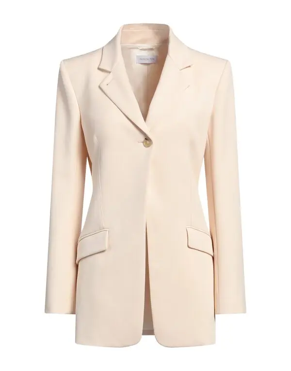 Patrizia Pepe Single-breasted Twill Blazer