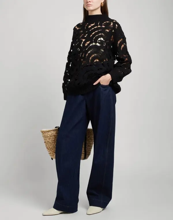 Fabiana Filippi Turtleneck Knit Top