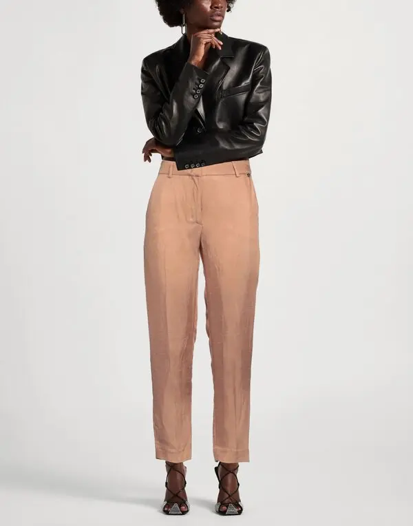 Liu Jo Tapered Viscose Linen Pants