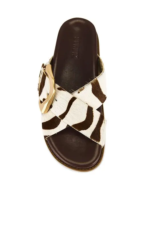 Schutz Lois Sporty Sandal - Off Brown