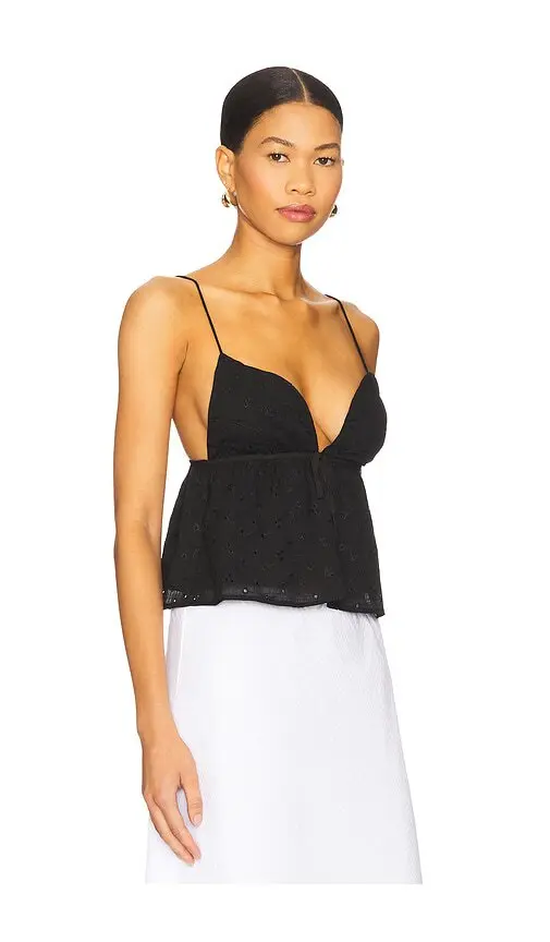 MORE TO COME Krystal Eyelet Top